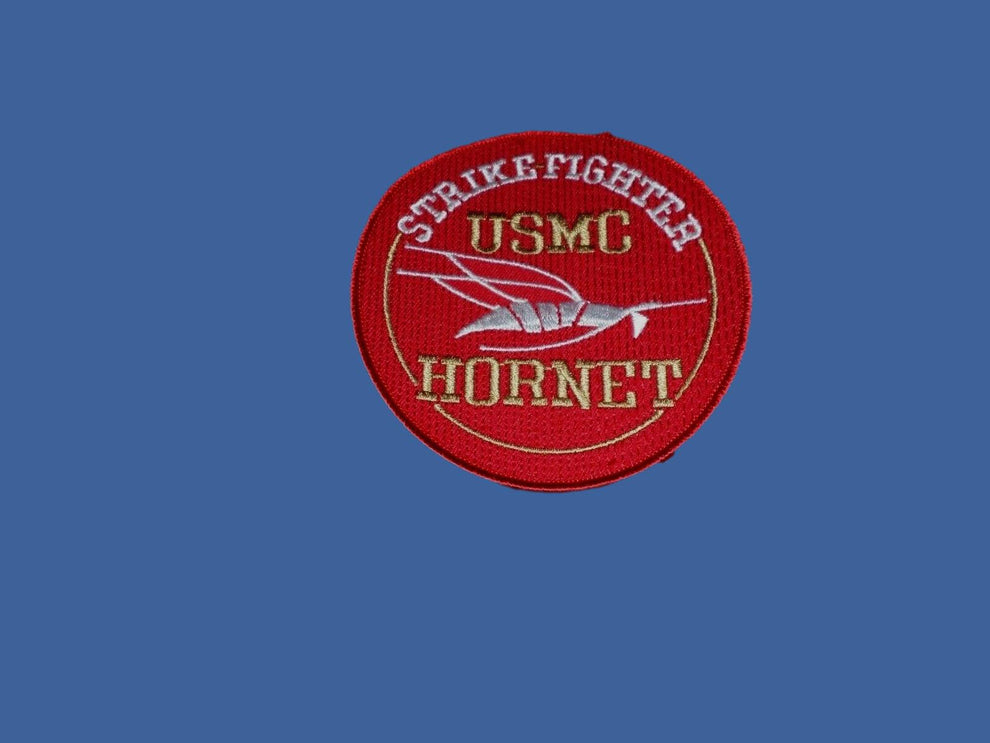 USMC HORNET STRIKE FIGHTER PATCH U.S MARINE CORPS F/A 18 HORNET – Clay ...