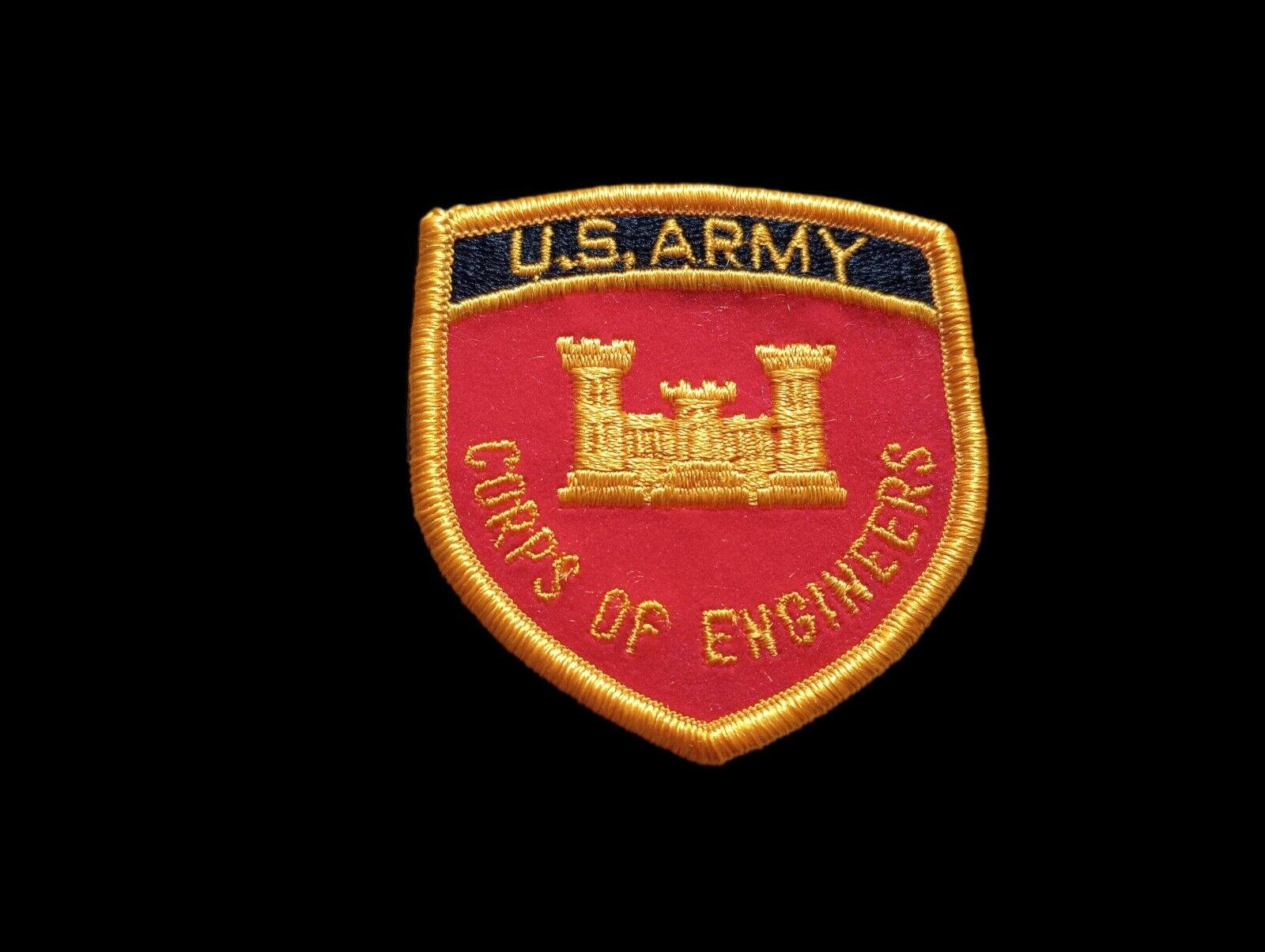 MILITARY U.S ARMY CORPS OF ENGINEERS FELT PATCH HAT SHOULDER ESSAYONS ...