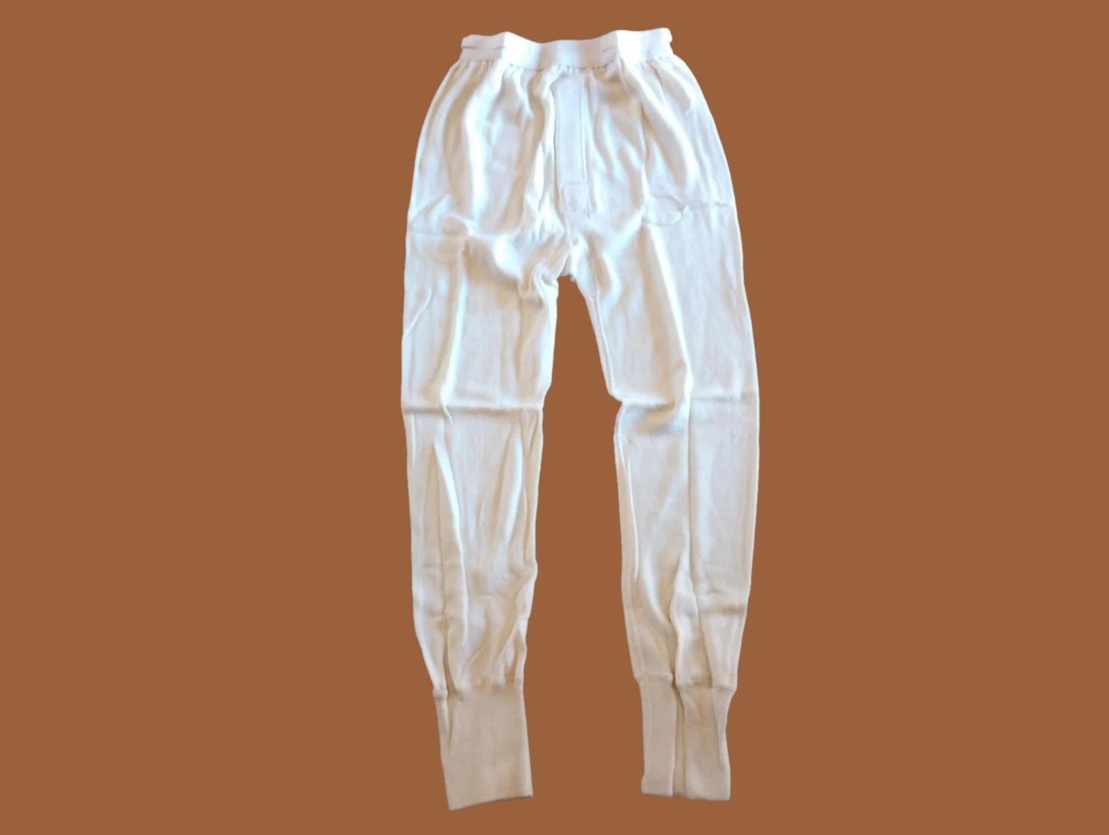 VIETNAM ISSUE U.S MILITARY COLD WEATHER COTTON DRAWERS UNDERWEAR LONG ...