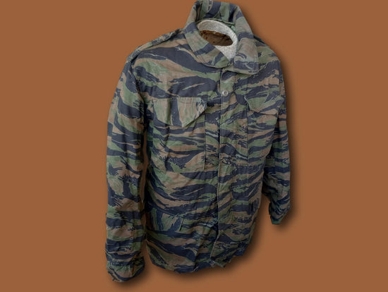 TIGER STRIPE CAMOUFLAGE M-65 FIELD JACKET USA MADE GOLDEN MFG – Clay's ...