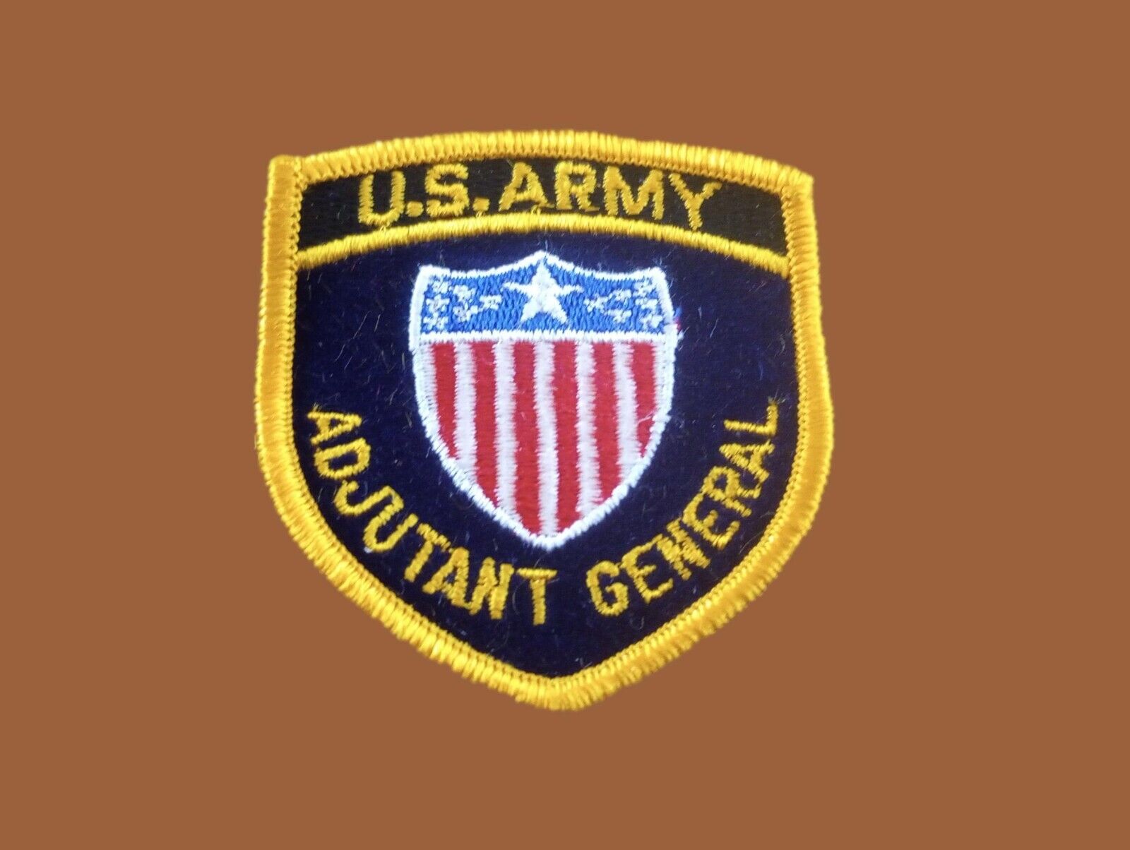 MILITARY U.S ARMY ADJUTANT GENERAL FELT PATCH HAT SHOULDER U.S.A MADE ...