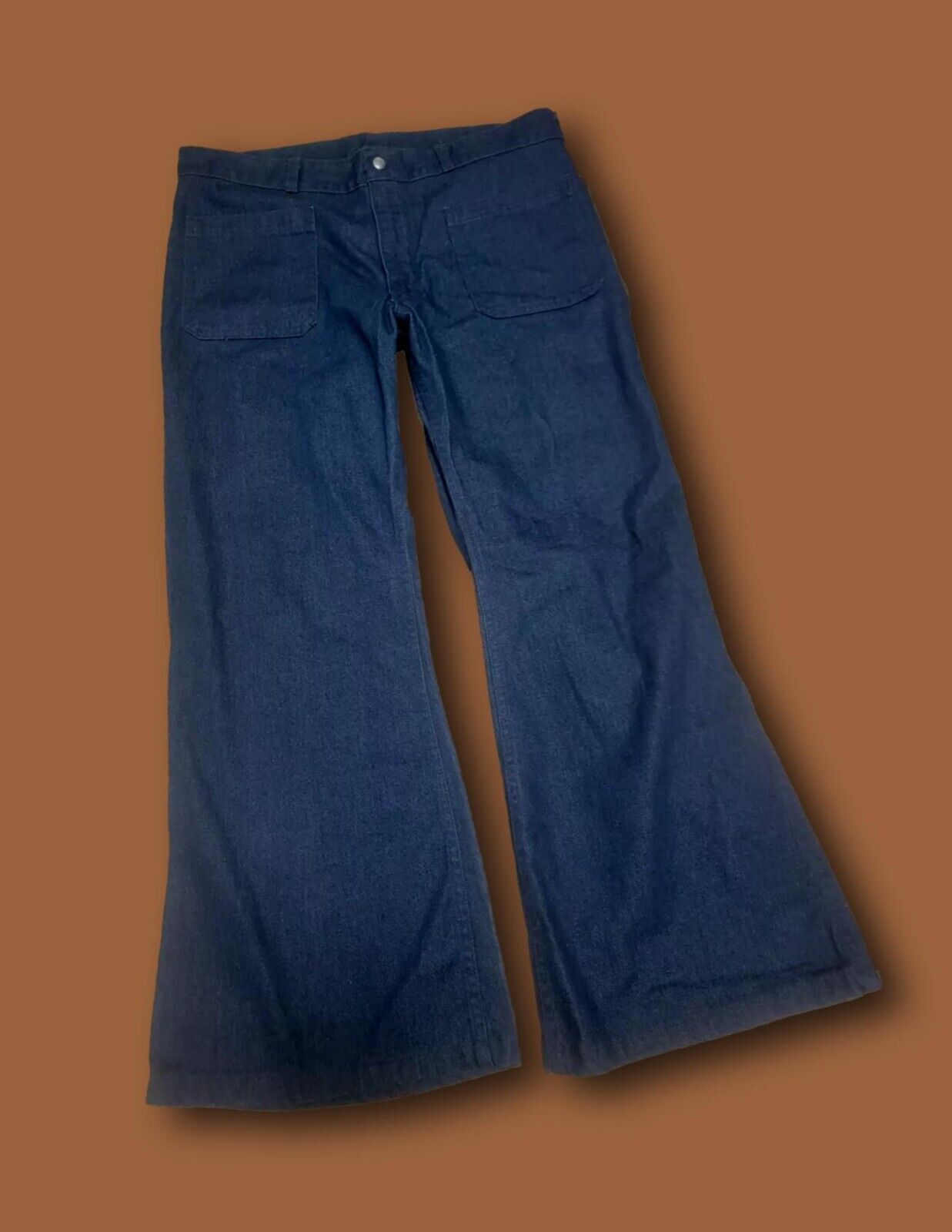 SEAFARER NAVY BLUE JEANS BELL BOTTOM DENIM DUNGAREES – Clay's Military