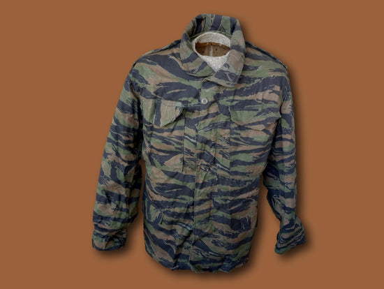TIGER STRIPE CAMOUFLAGE M-65 FIELD JACKET USA MADE GOLDEN MFG – Clay's ...