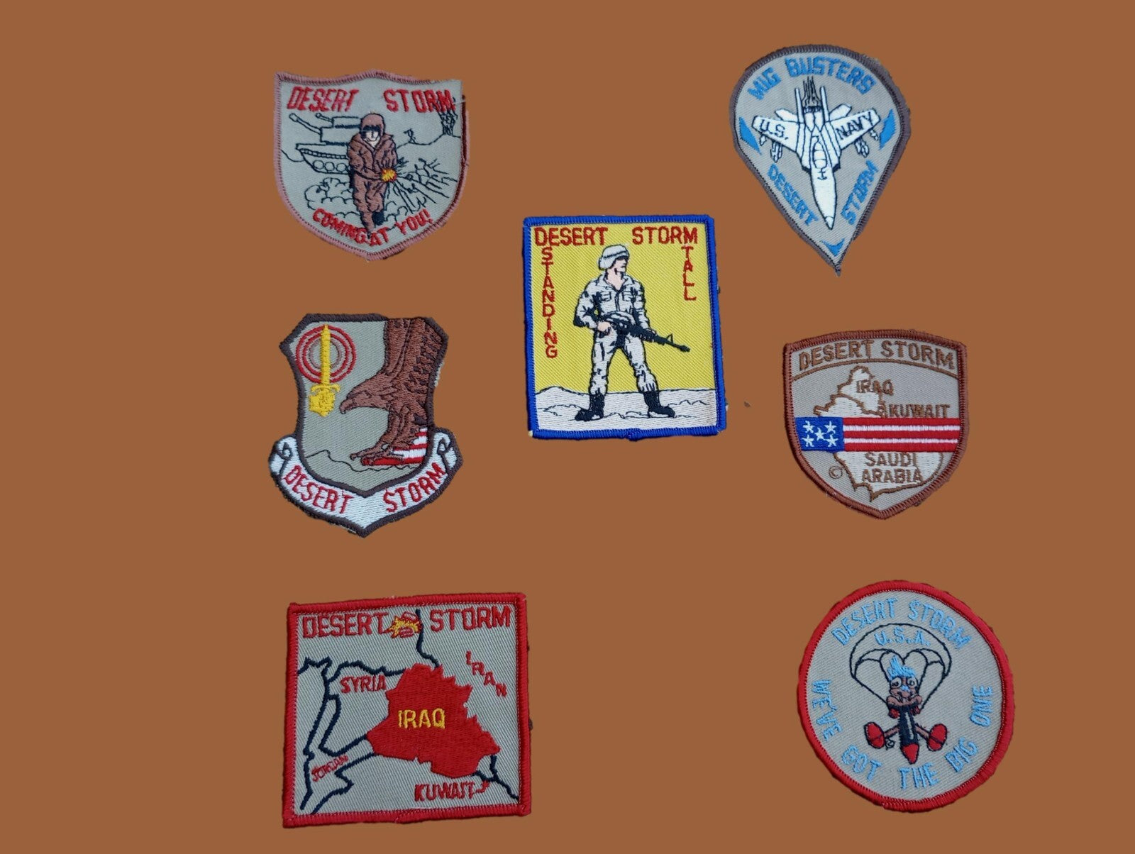Collection of Desert Storm Vintage Military Patches 1990-1991 New Old ...