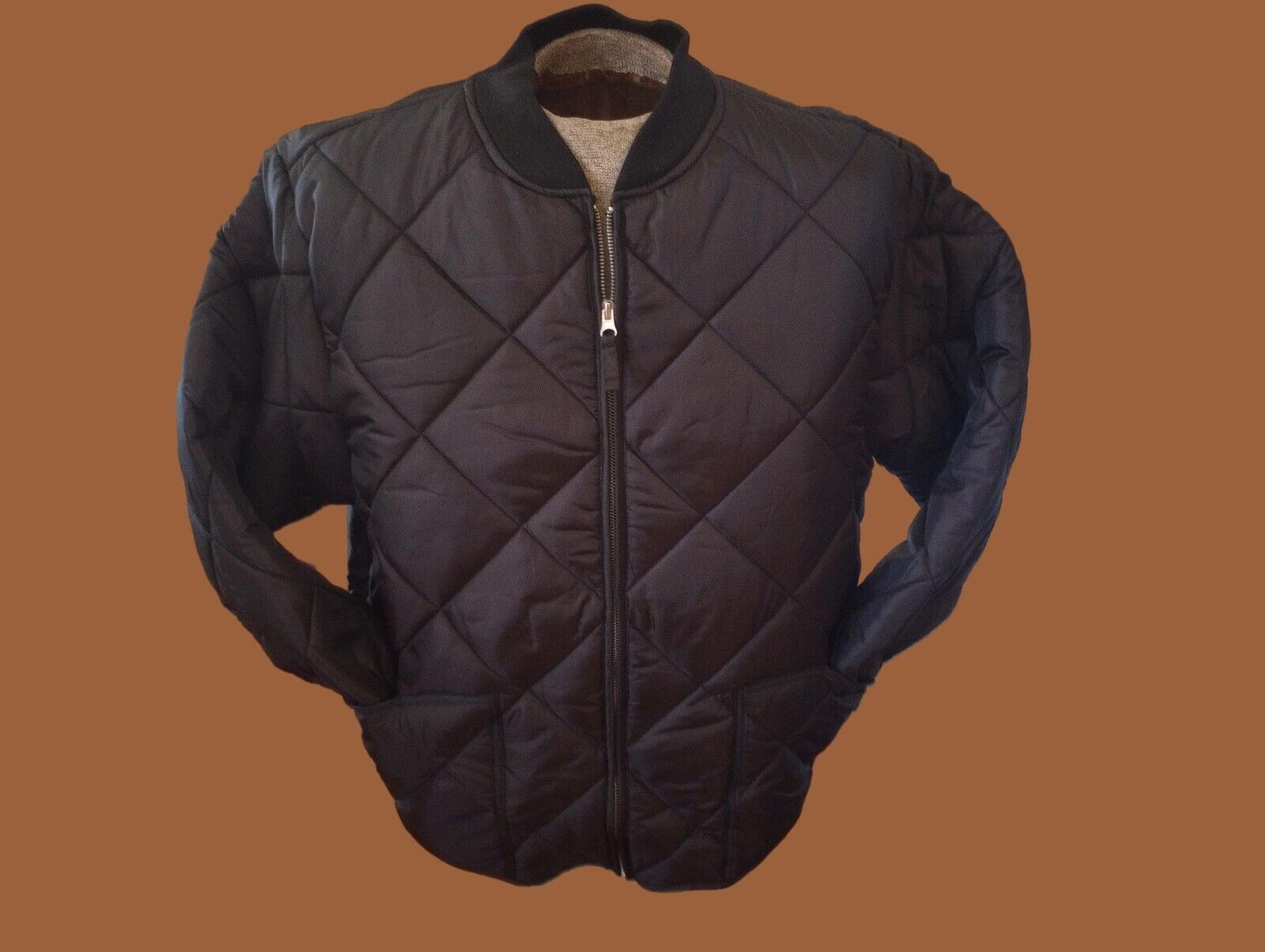 Urban utility jacket field jacket cold weather quilted liner coat blac ...