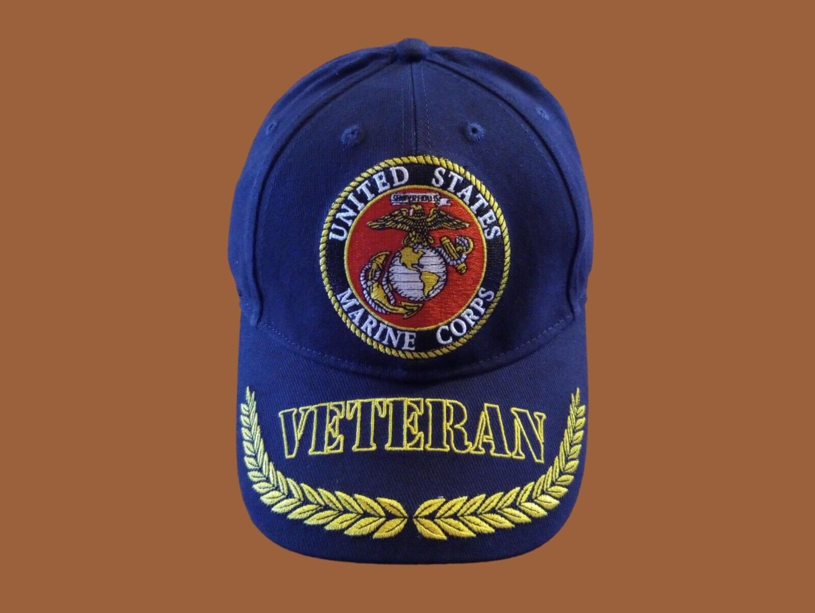 MARINE CORPS VETERAN EMBROIDERED HAT CAP OFFICIAL LICENSED USMC HATS ...