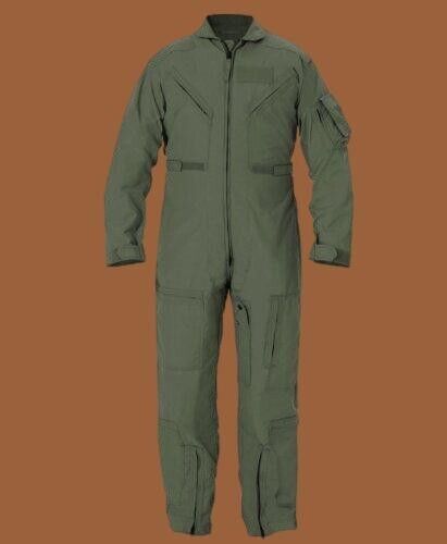 U.S Military Flight Suit Intermediate od green new size large 459-63-7 ...