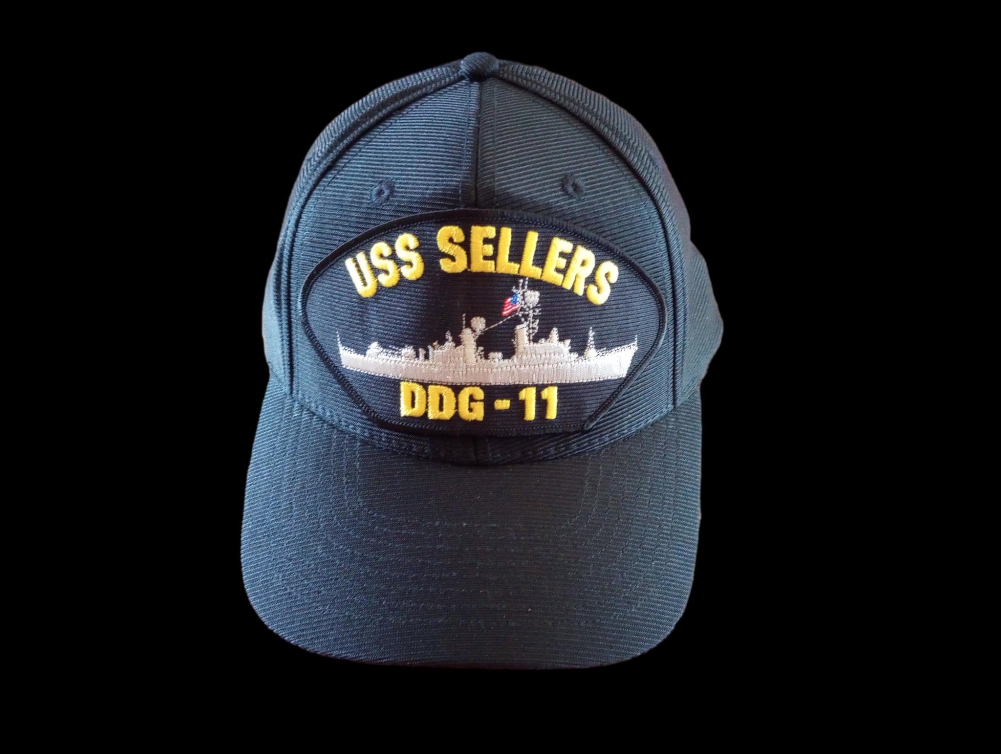 USS SELLERS DDG-11 U.S NAVY SHIP HAT U.S MILITARY OFFICIAL BALL CAP U ...