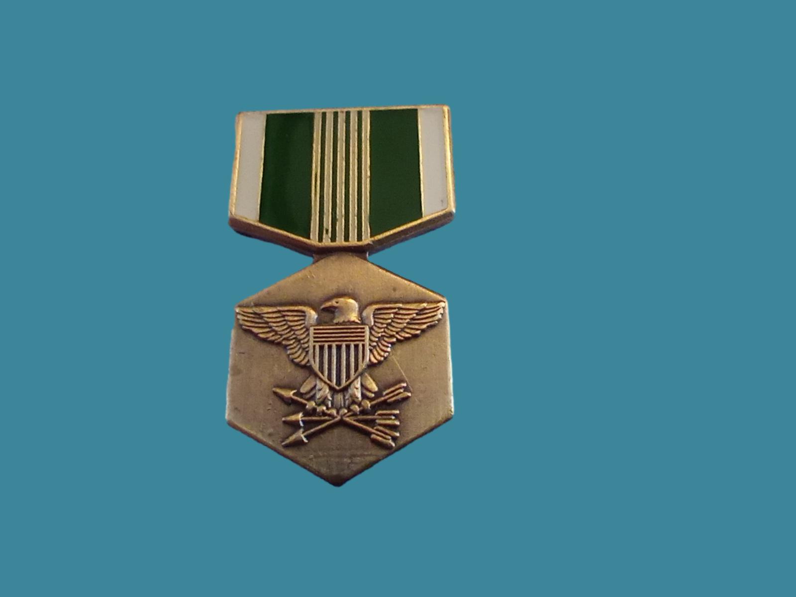 U.S MILITARY ARMY COMMENDATION MEDAL HAT LAPEL PIN MINIATURE SIZE 1 1 ...