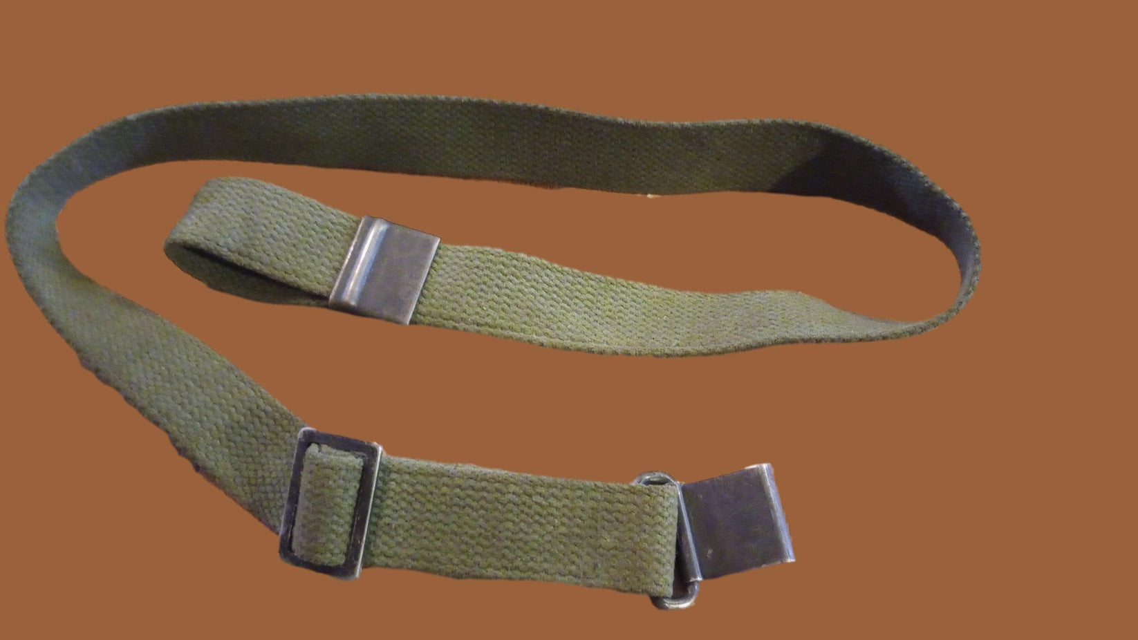 U.S MILITARY WWII OR POST WAR M-1 GARAND OD GREEN WEB RIFLE SLING ...