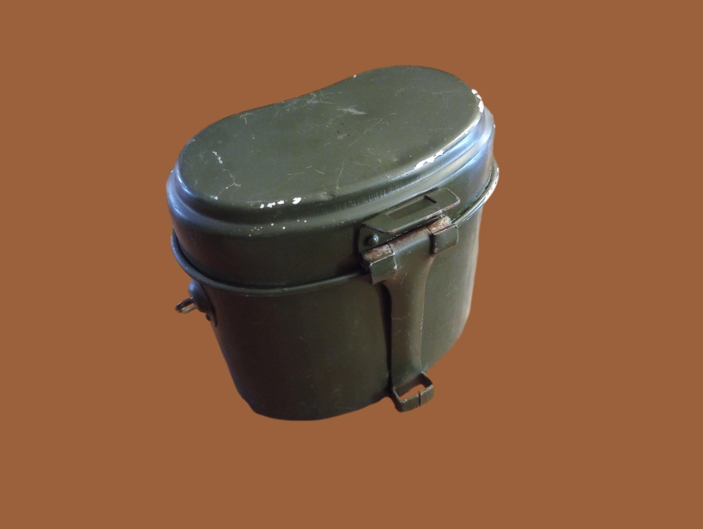 ORIGINAL ROMANIAN MILITARY 2 PIECE MILITARY MESS KIT CAMPING SURVIVAL ...