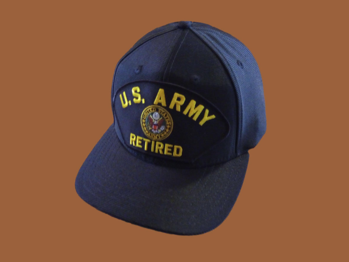 U.S ARMY RETIRED HAT U.S MILITARY OFFICIAL BALL CAP MADE IN THE U.S.A ...