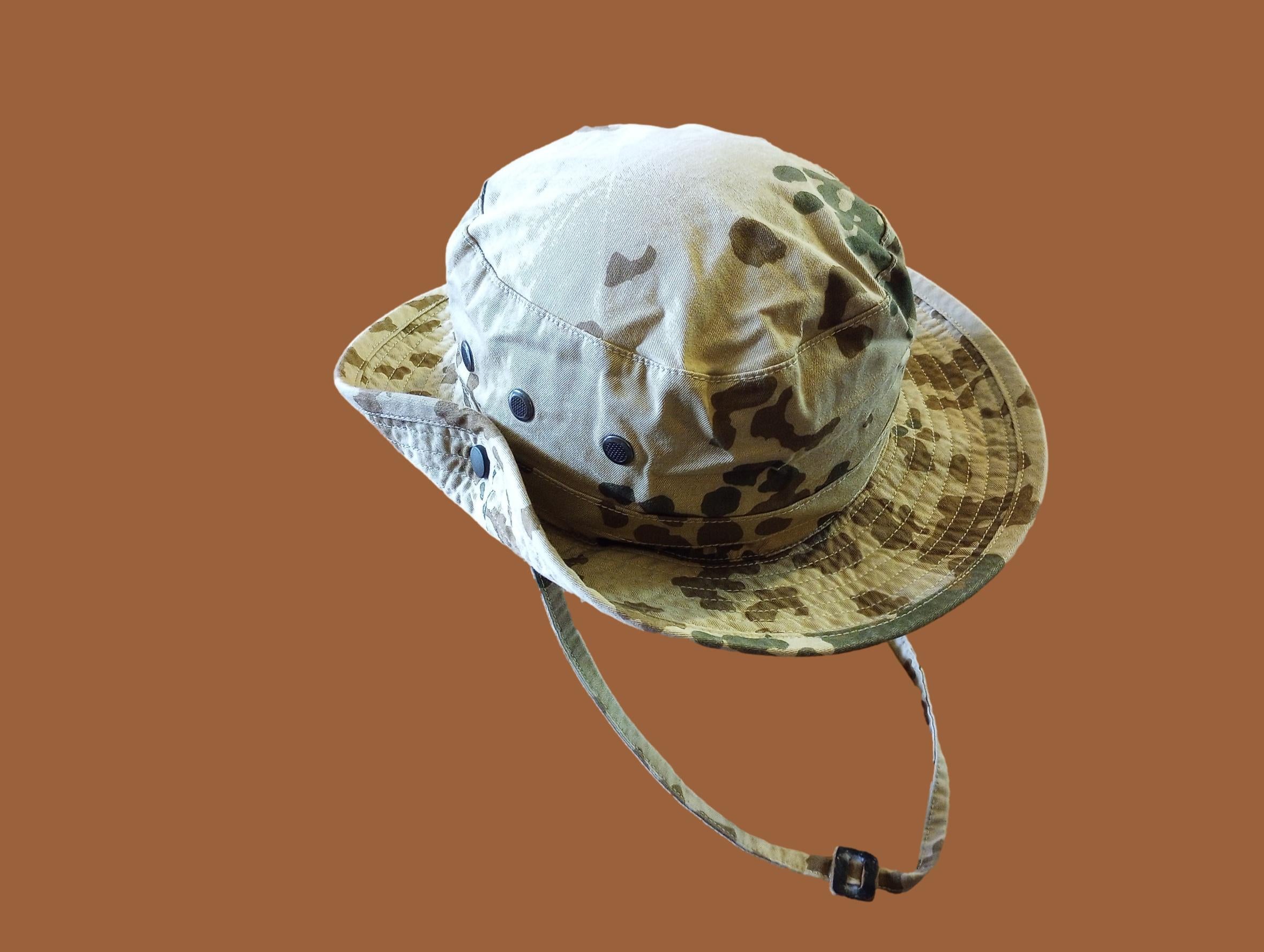 ORIGINAL GERMAN TROPICAL CAMOUFLAGE BOONIE HAT 58 MEDIUM 7 1/8 – Clay's ...