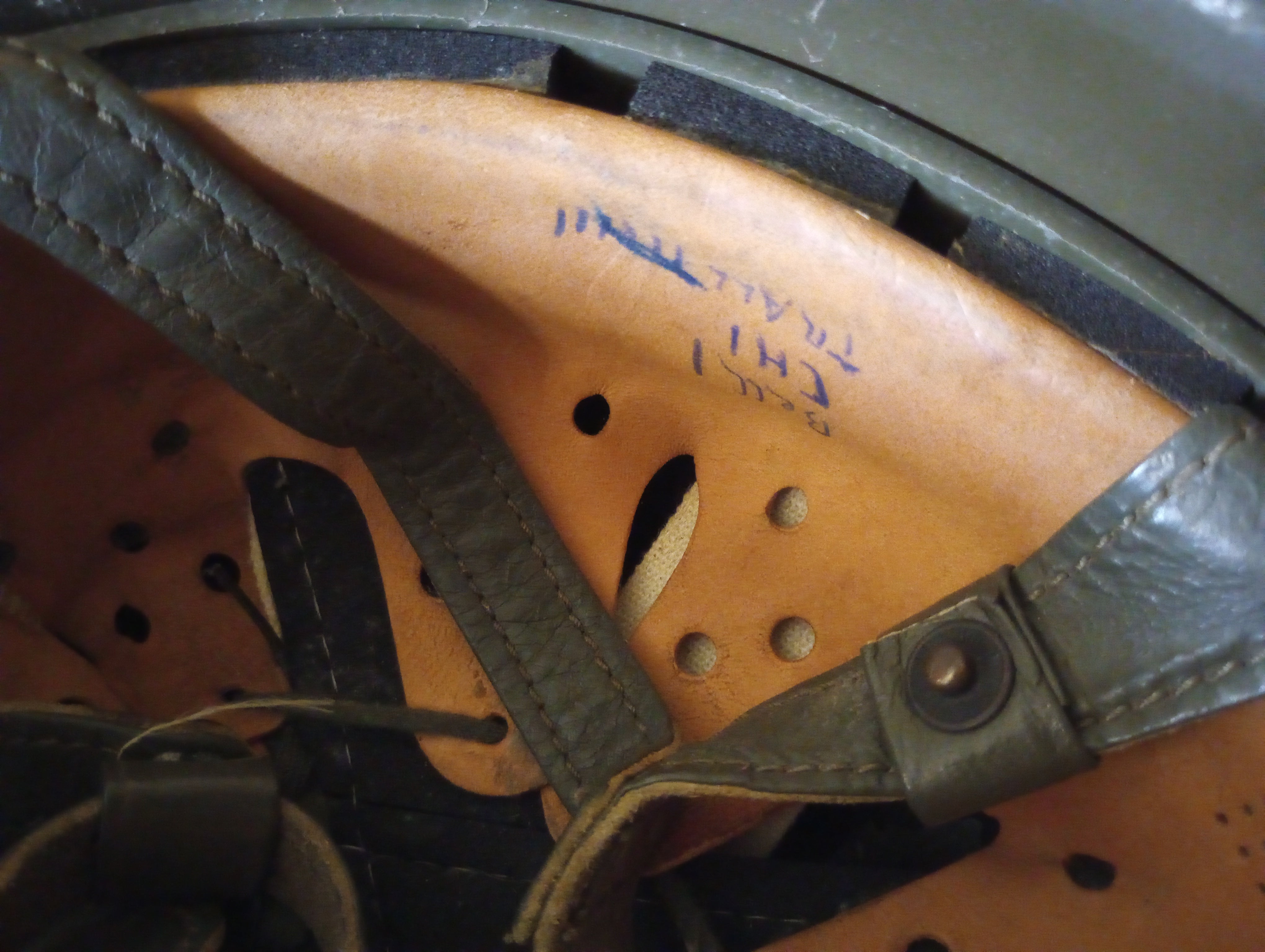 GERMAN MILITARY M71 AIRBORNE PARATROOPER HELMET GERMAN MADE BUNDESWEHR ...