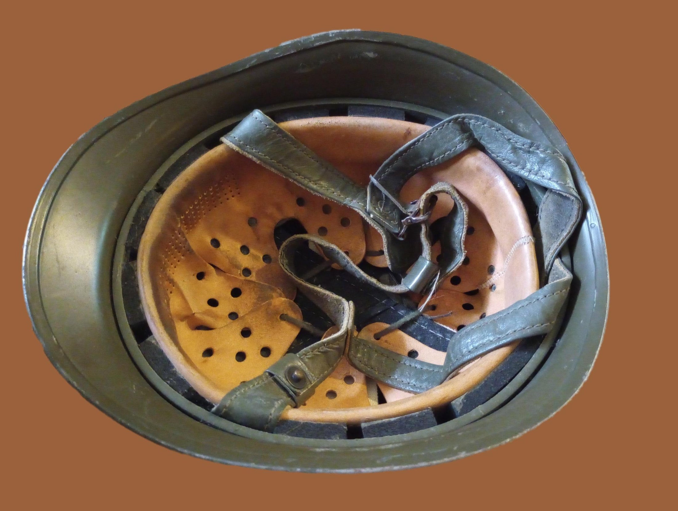 GERMAN MILITARY M71 AIRBORNE PARATROOPER HELMET GERMAN MADE BUNDESWEHR ...