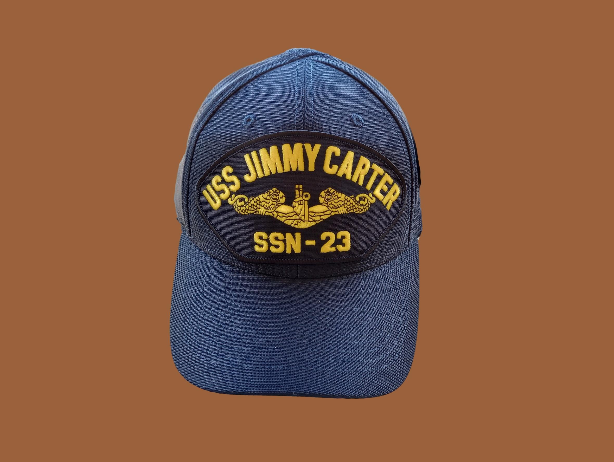 USS JIMMY CARTER SSN-23 NAVY SUBMARINE HAT MILITARY OFFICIAL BALL CAP ...