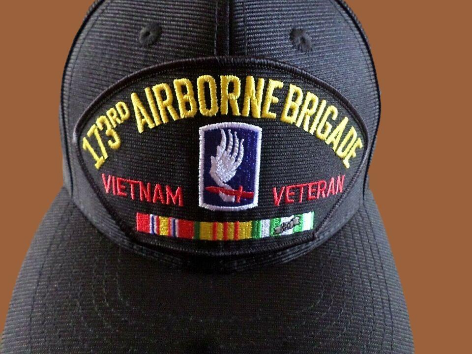 U.S MILITARY ARMY 173rd AIRBORNE HAT VIETNAM VETERAN OFFICIAL ARMY CAP ...
