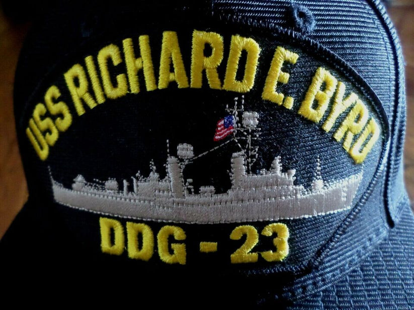 USS RICHARD E. BYRD DDG-23 NAVY SHIP HAT U.S MILITARY OFFICIAL BALL CA ...