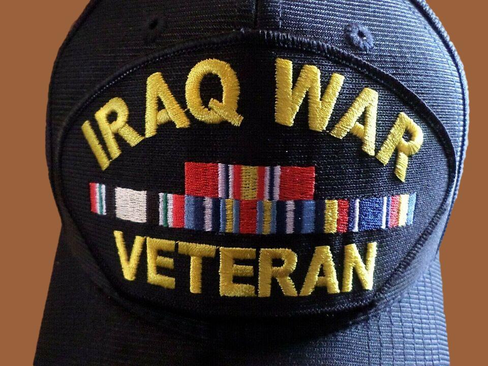 IRAQ WAR VETERAN HAT U.S MILITARY OFFICIAL BALL CAP U.S.A MADE – Clay's ...