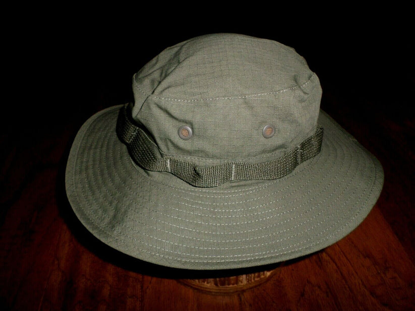 OD GREEN VIETNAM MILITARY TYPE II JUNGLE BOONIE HAT REPRODUCTION – Clay ...