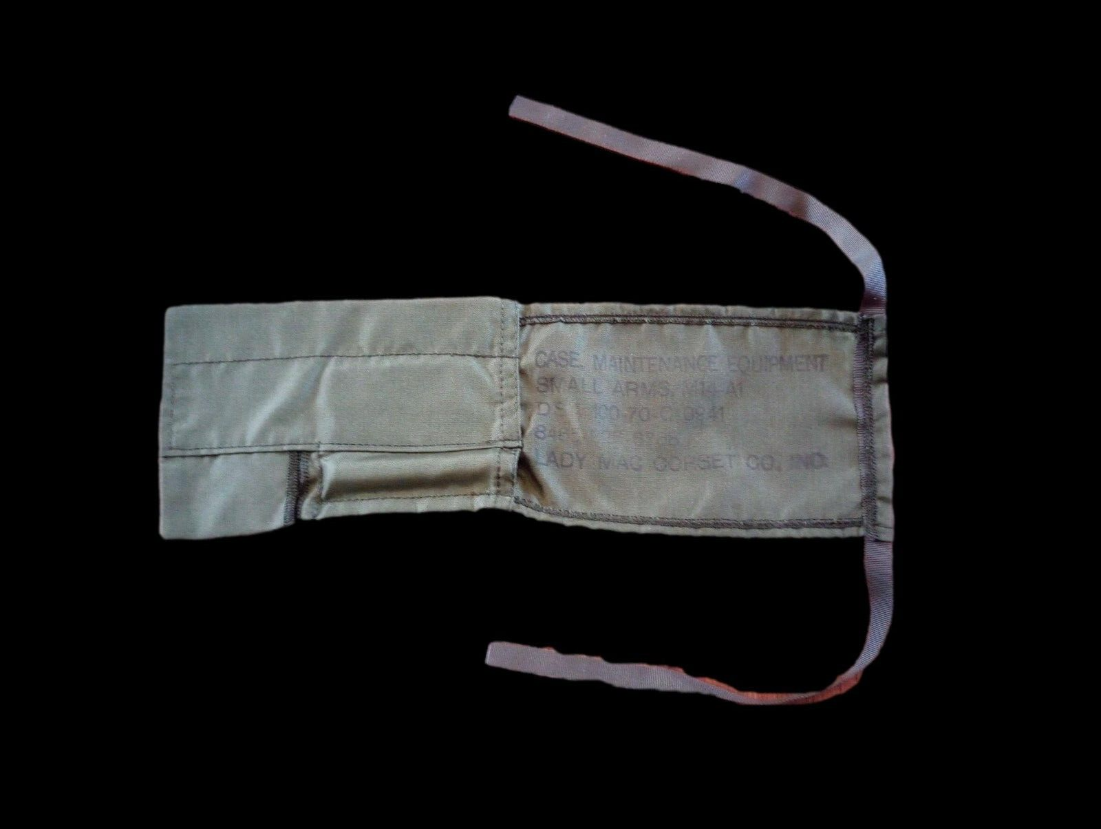 VIETNAM MAINTENANCE EQUIPMENT M1 RIFLE SMALL ARMS CLEANING KIT POUCH N ...