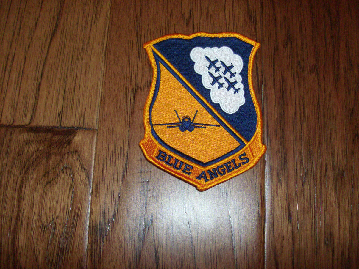 U.S MILITARY NAVY BLUE ANGELS PATCH 5"x 3 1/2" FLIGHT PATCH TOP QUALIT ...