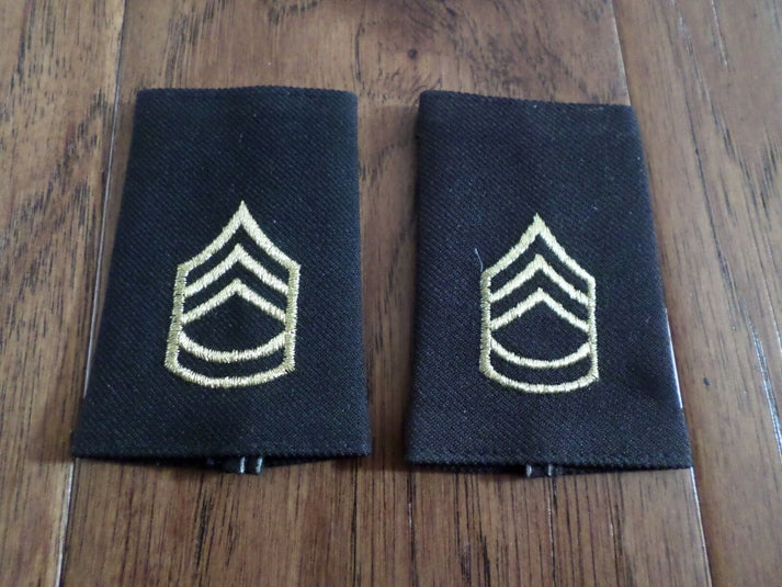 U.S MILITARY ARMY EPAULETS SERGEANT FIRST CLASS RANK SHOULDER RANK NEW ...