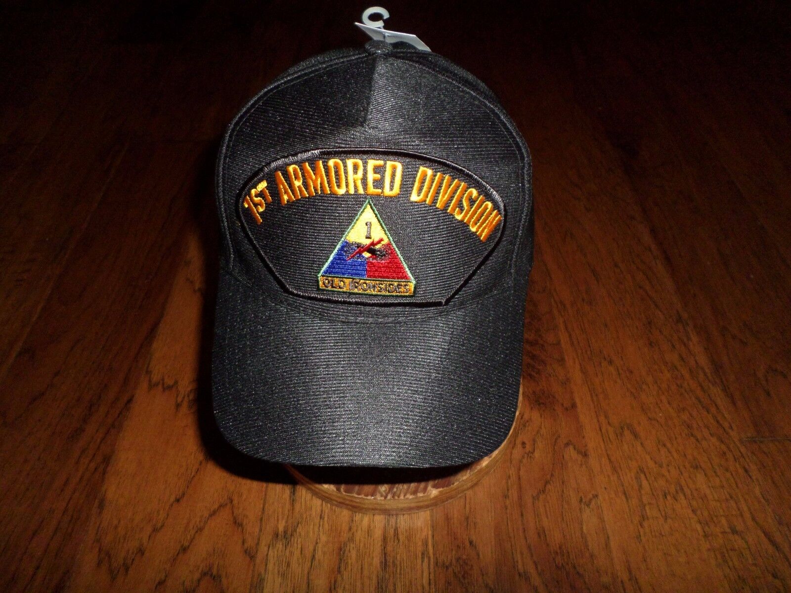 U.S ARMY 1ST ARMORED DIVISION HAT U.S MILITARY OFFICIAL BALL CAP U.S.A ...