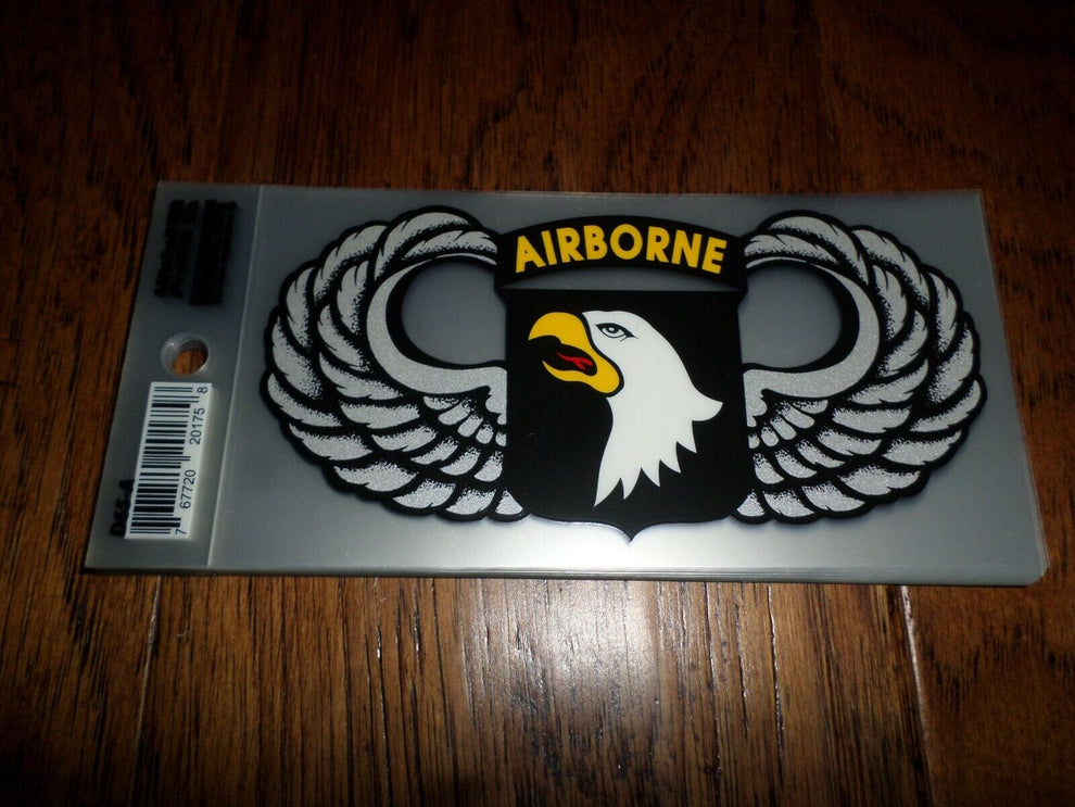 U.S MILITARY ARMY 101ST AIRBORNE WINDOW DECAL STICKER SCREAMING EAGLES ...
