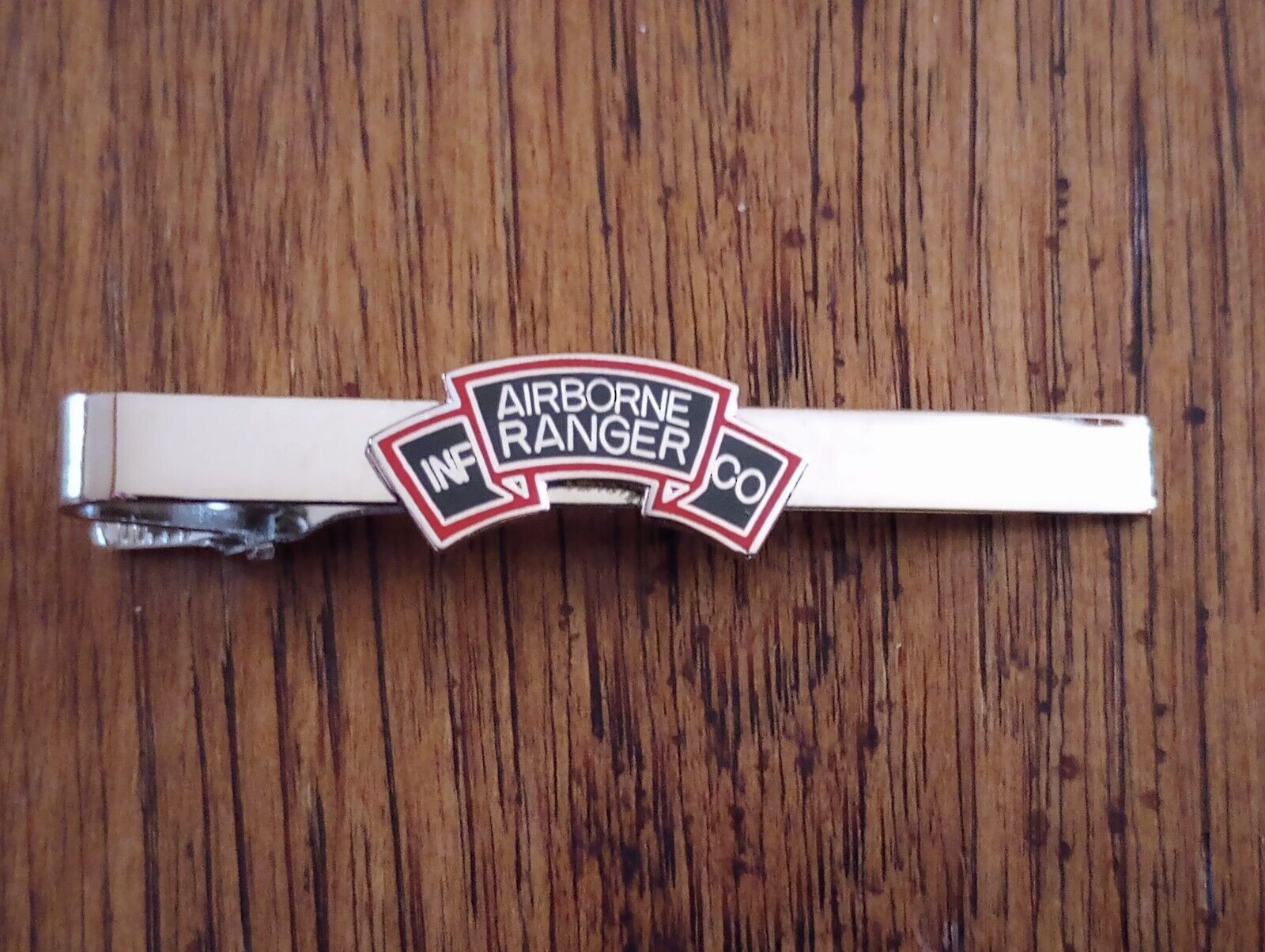 US MILITARY ARMY AIRBORNE RANGER TIE BAR TIE TAC CLIP ON USA MADE INF ...
