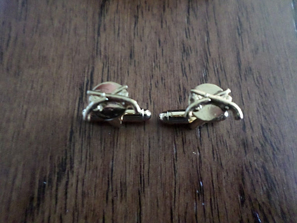 U.S ARMY MILITARY POLICE CUFFLINKS WITH JEWELRY BOX 1 SET CUFF LINKS B ...