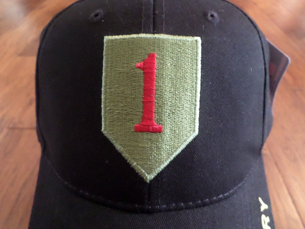 U.S. MILITARY ARMY 1st INFANTRY HAT EMBROIDERED MILITARY BALL CAP ...