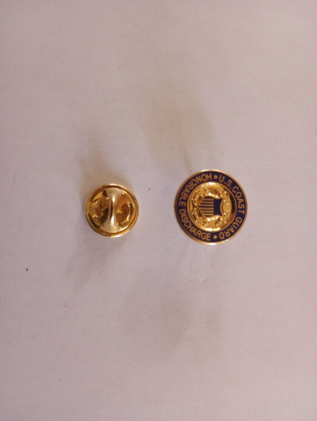 U.S COAST GUARD HONORABLE DISCHARGE USCG HAT PIN LAPEL PIN MINIATURE ...