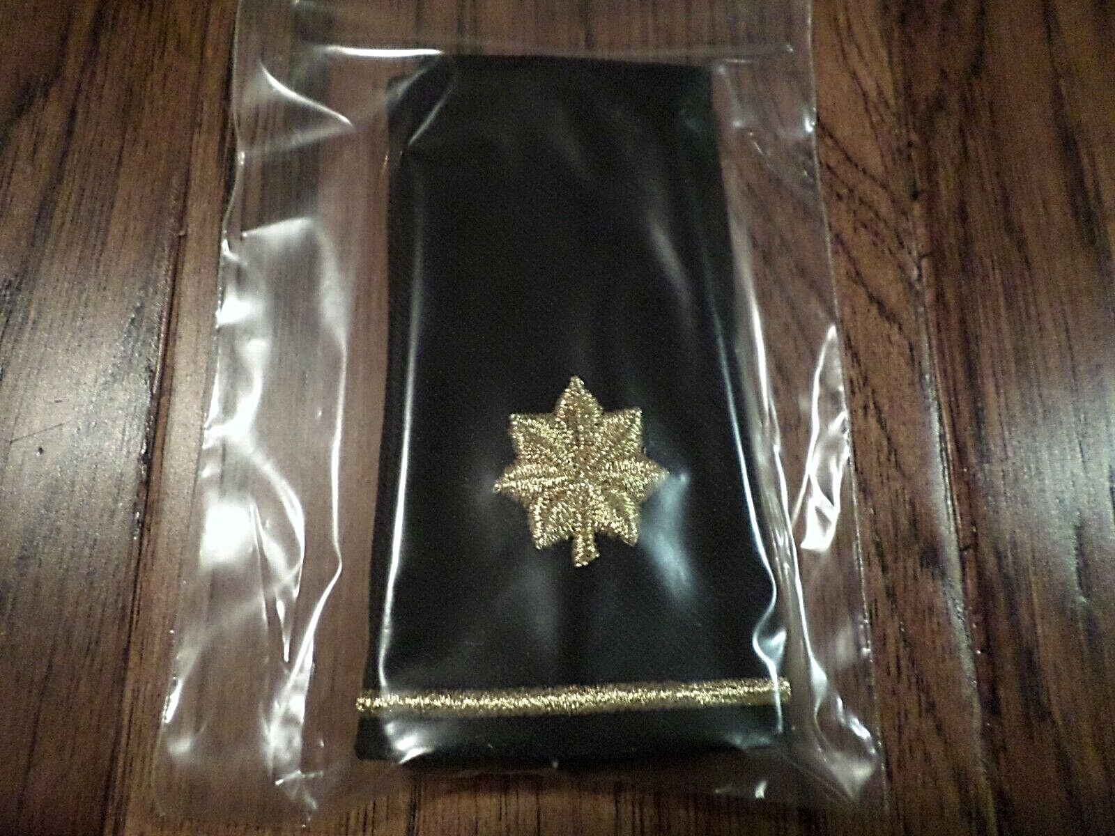 U.S MILITARY ARMY MAJOR EPAULETS SHOULDER RANK BLACK USA MADE POLICE S ...
