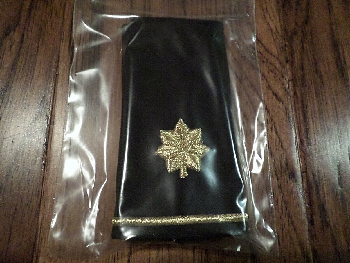 U.S MILITARY ARMY MAJOR EPAULETS SHOULDER RANK BLACK USA MADE POLICE S ...