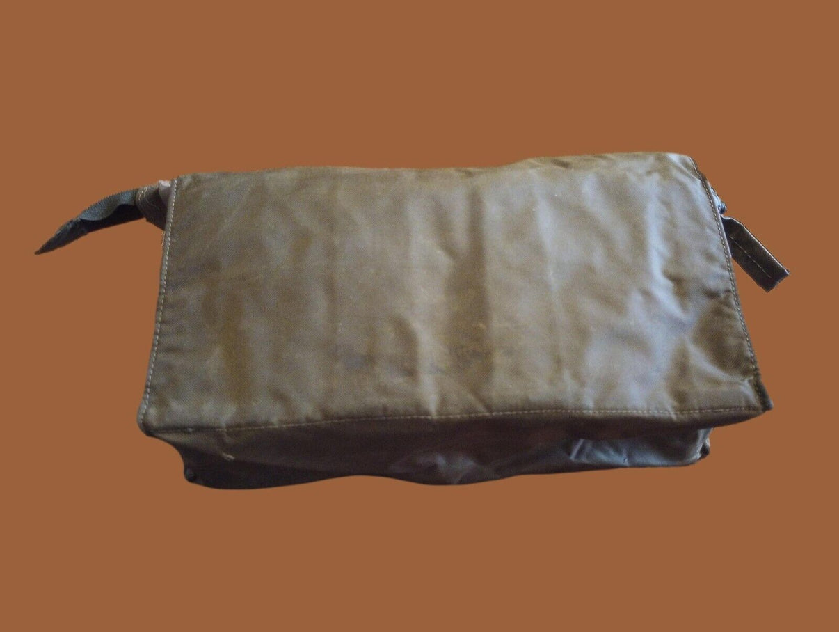 GERMAN ARMY BUNDESWEHR PERSONAL TOILETRY KIT BAG OD GREEN NYLON SURPLU ...
