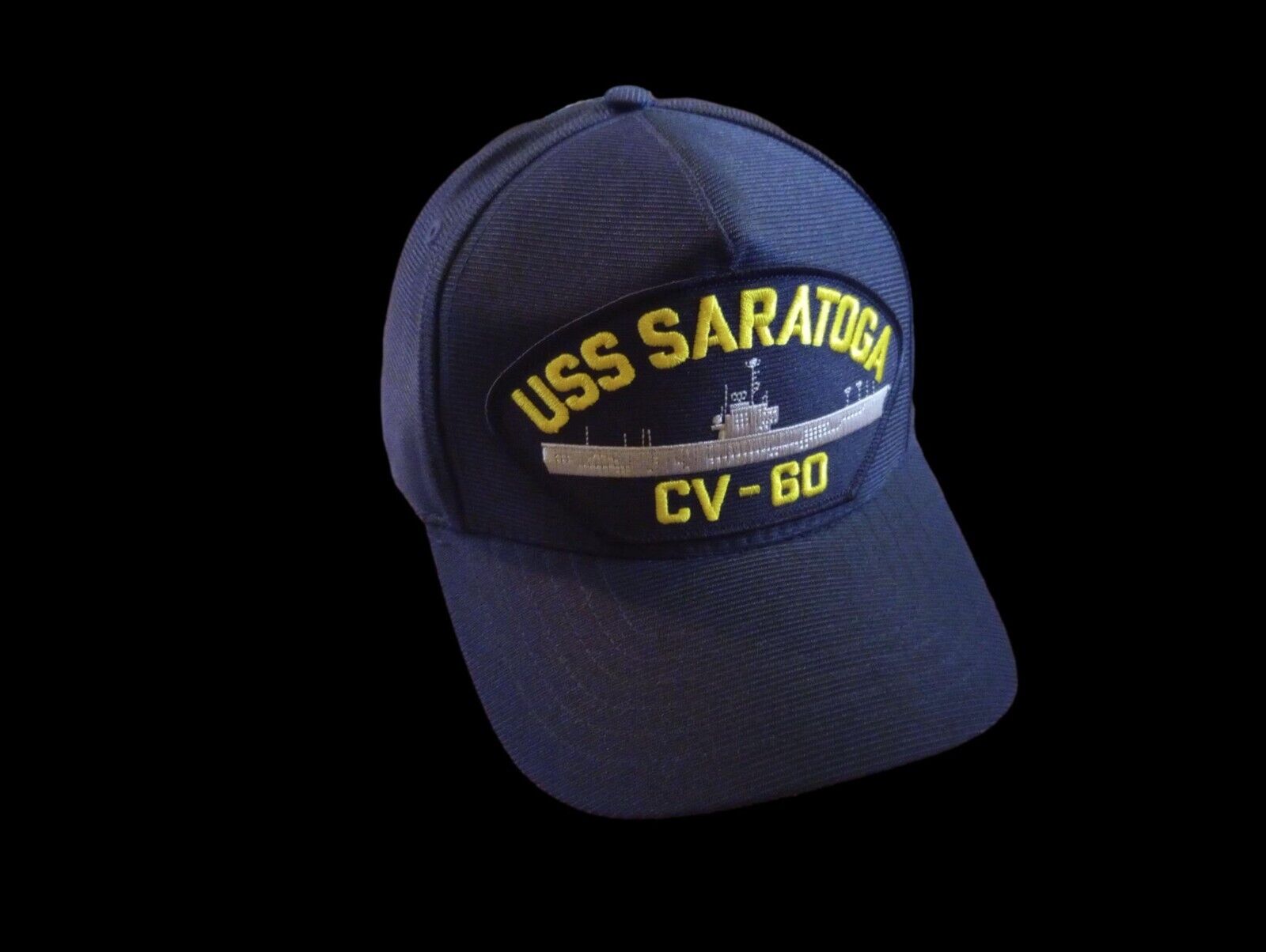 USS SARATOGA CV-60 U.S NAVY SHIP HAT OFFICIAL U.S MILITARY BALL CAP U ...