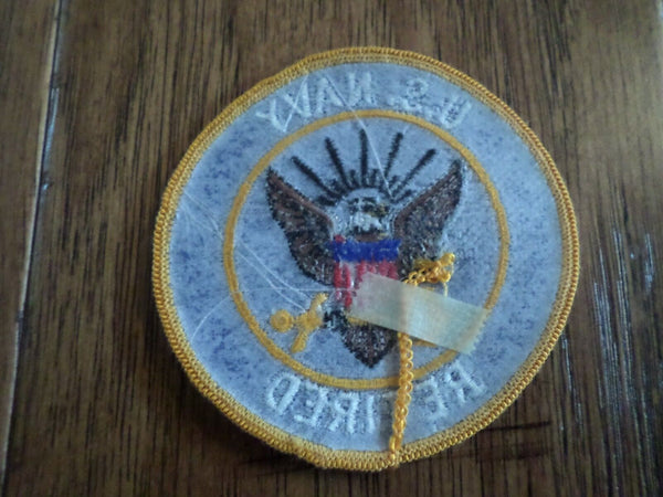 U.S. MILITARY NAVY RETIRED PATCH UNITED STATES NAVY 3" X 3" NEW – Clay ...