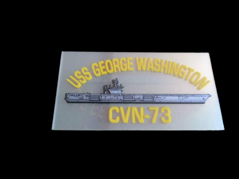 U.S NAVY USS GEORGE WASHINGTON CVN-73 WINDOW DECAL BUMPER STICKER NAVY ...