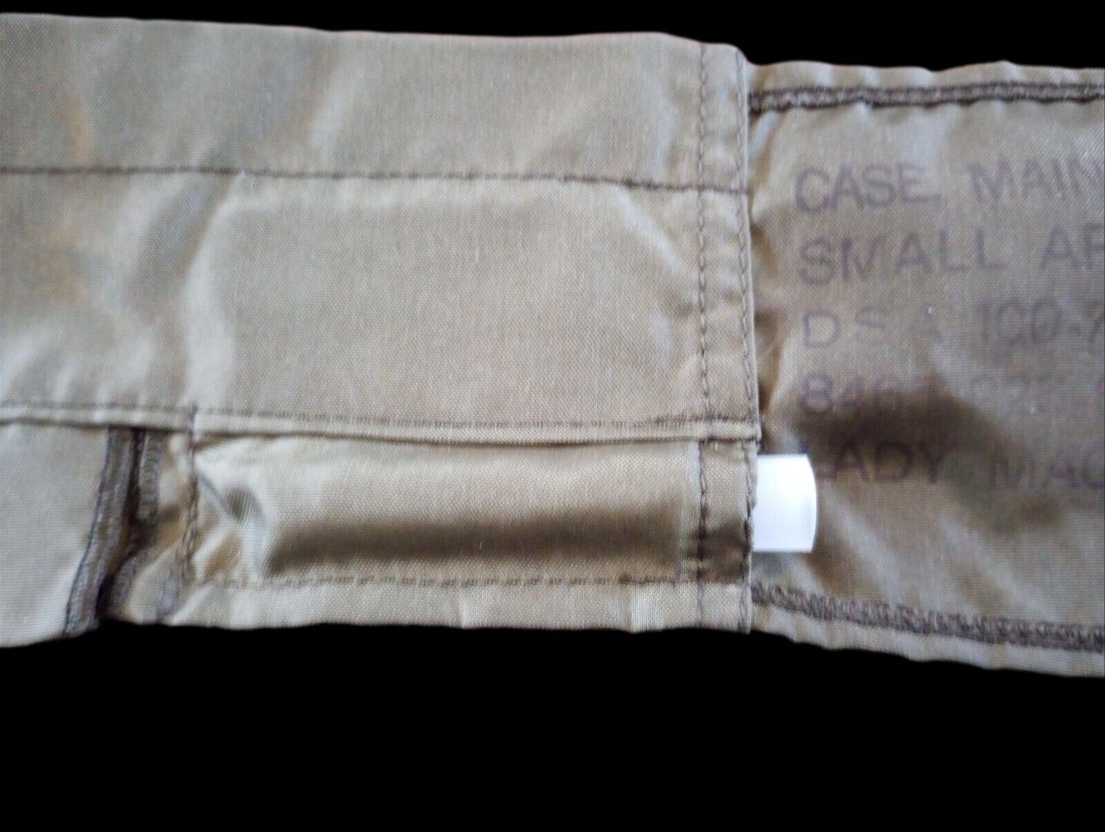 VIETNAM MAINTENANCE EQUIPMENT M1 RIFLE SMALL ARMS CLEANING KIT POUCH N ...