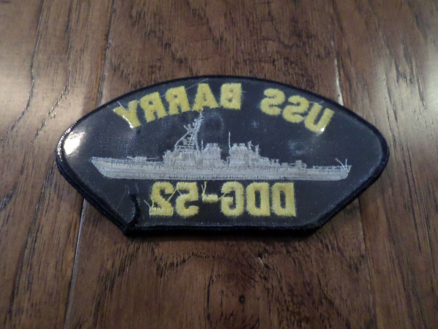 U.S NAVY SHIP HAT PATCH USS BARRY DDG-52 SHIP PATCH HEAT TRANSFER ...