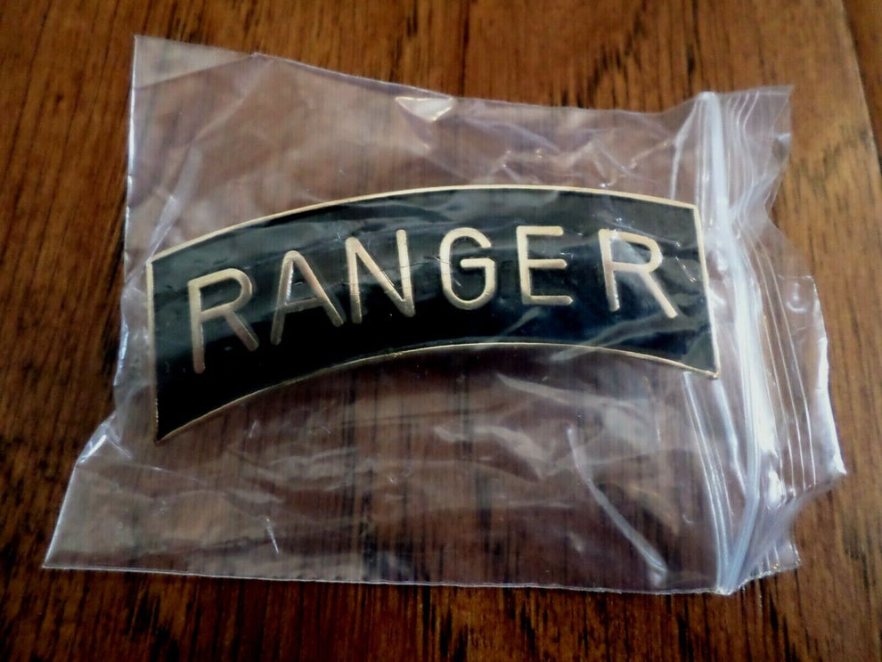 U.S ARMY OVERSIZED RANGER ROCKER BADGE RANGERS HAT LAPEL PIN – Clay's ...