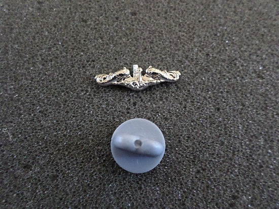 U.S MILITARY NAVY SILVER ENLISTED MEN SUBMARINE HAT PIN LAPEL PIN MINI ...