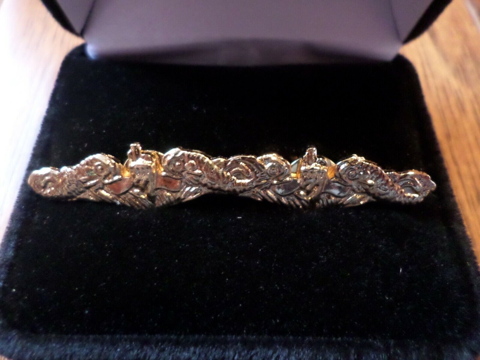 U.S MILITARY NAVY GOLD SUBMARINE CUFFLINKS WITH JEWELRY BOX 1 SET CUFF ...