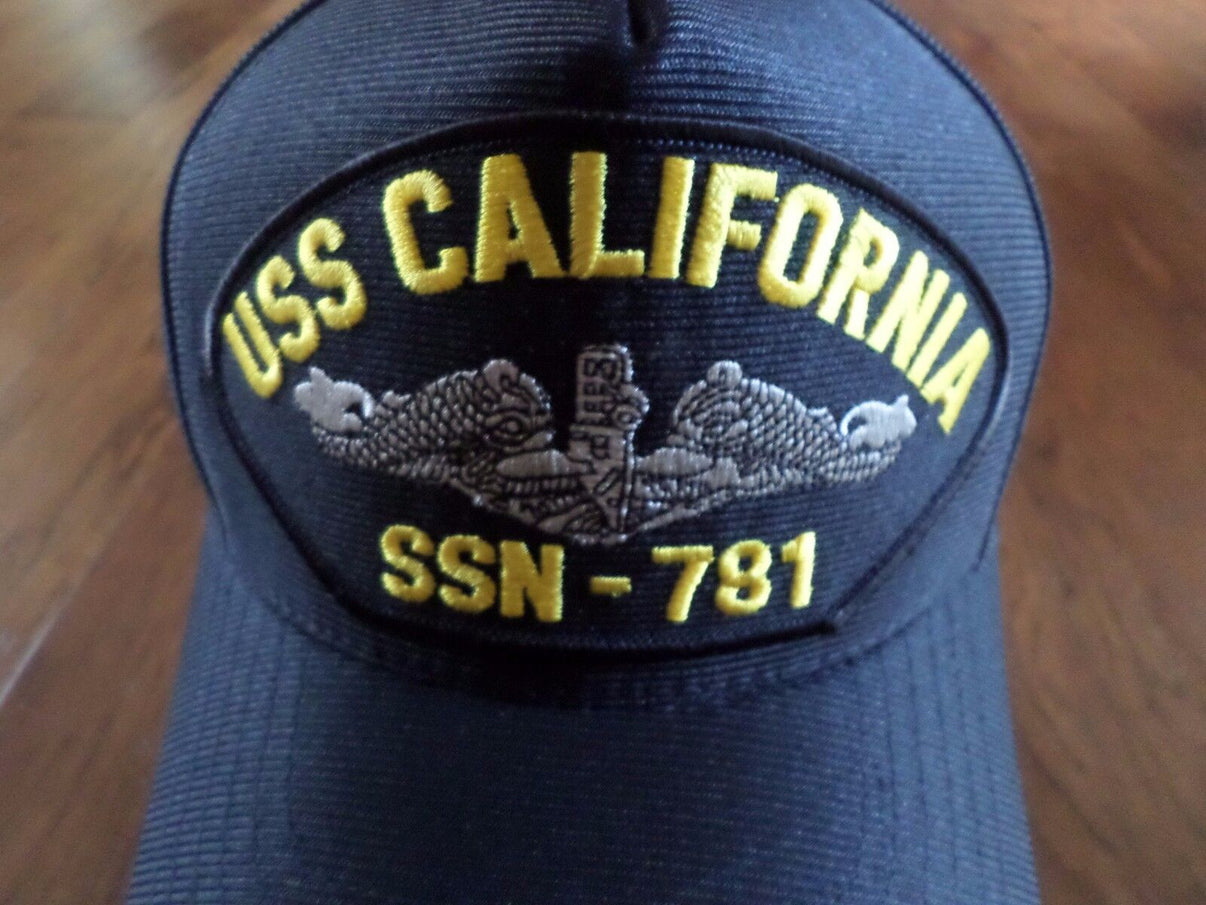 USS CALIFORNIA SSN-781 U.S NAVY SUBMARINE HAT U.S MILITARY OFFICIAL BA ...