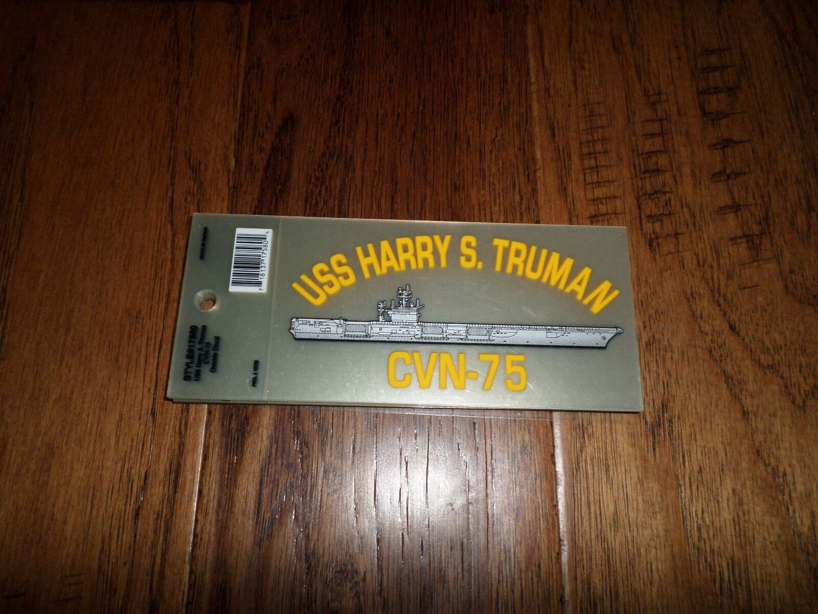 U.S MILITARY NAVY SHIP USS HARRY S. TRUMAN CVN-75 WINDOW DECAL BUMPER ...
