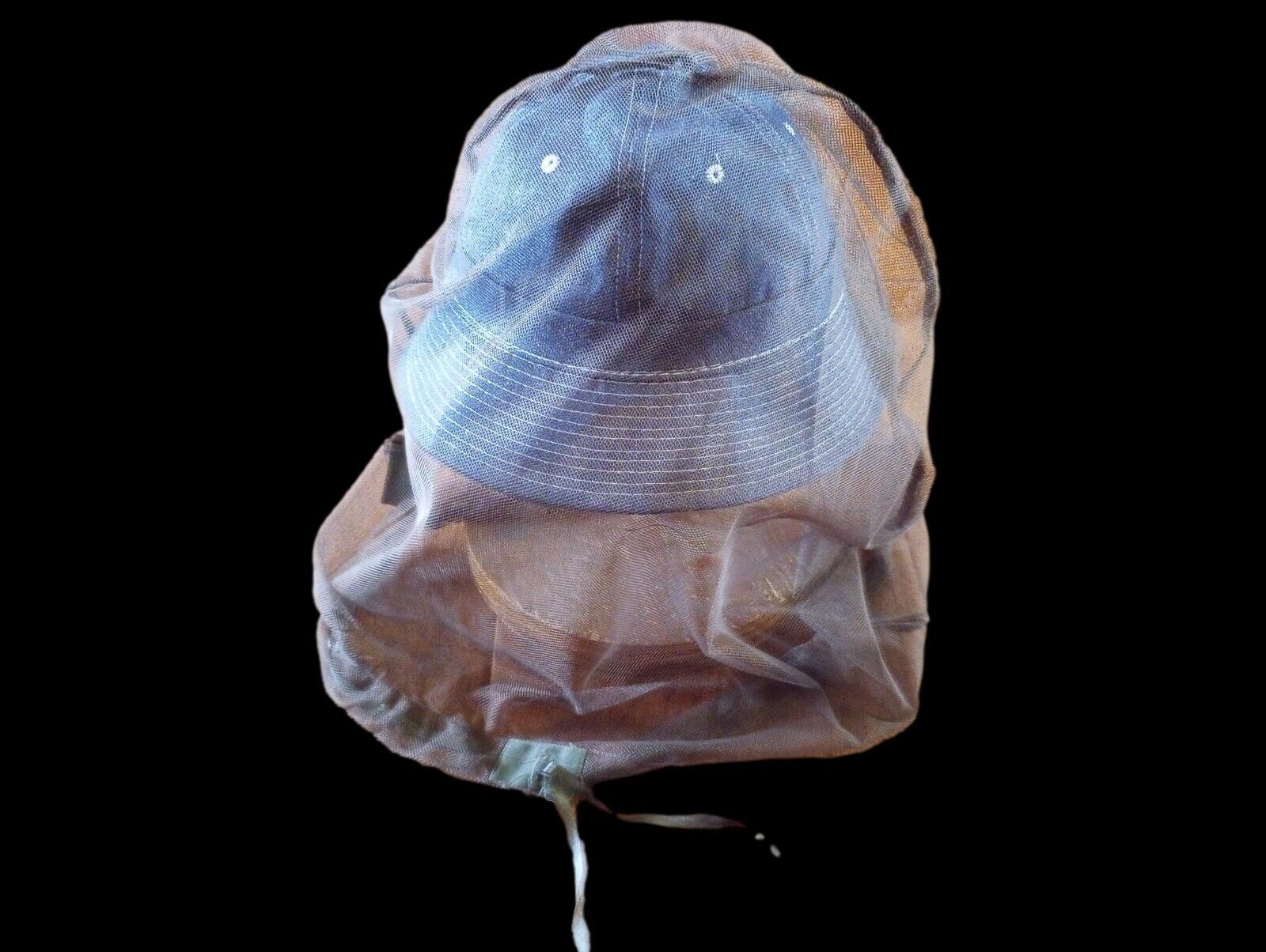 GERMAN INSECT HEAD NET HAT HELMET NET MOSQUITO NETS NEW 20 X 17 NET ON ...