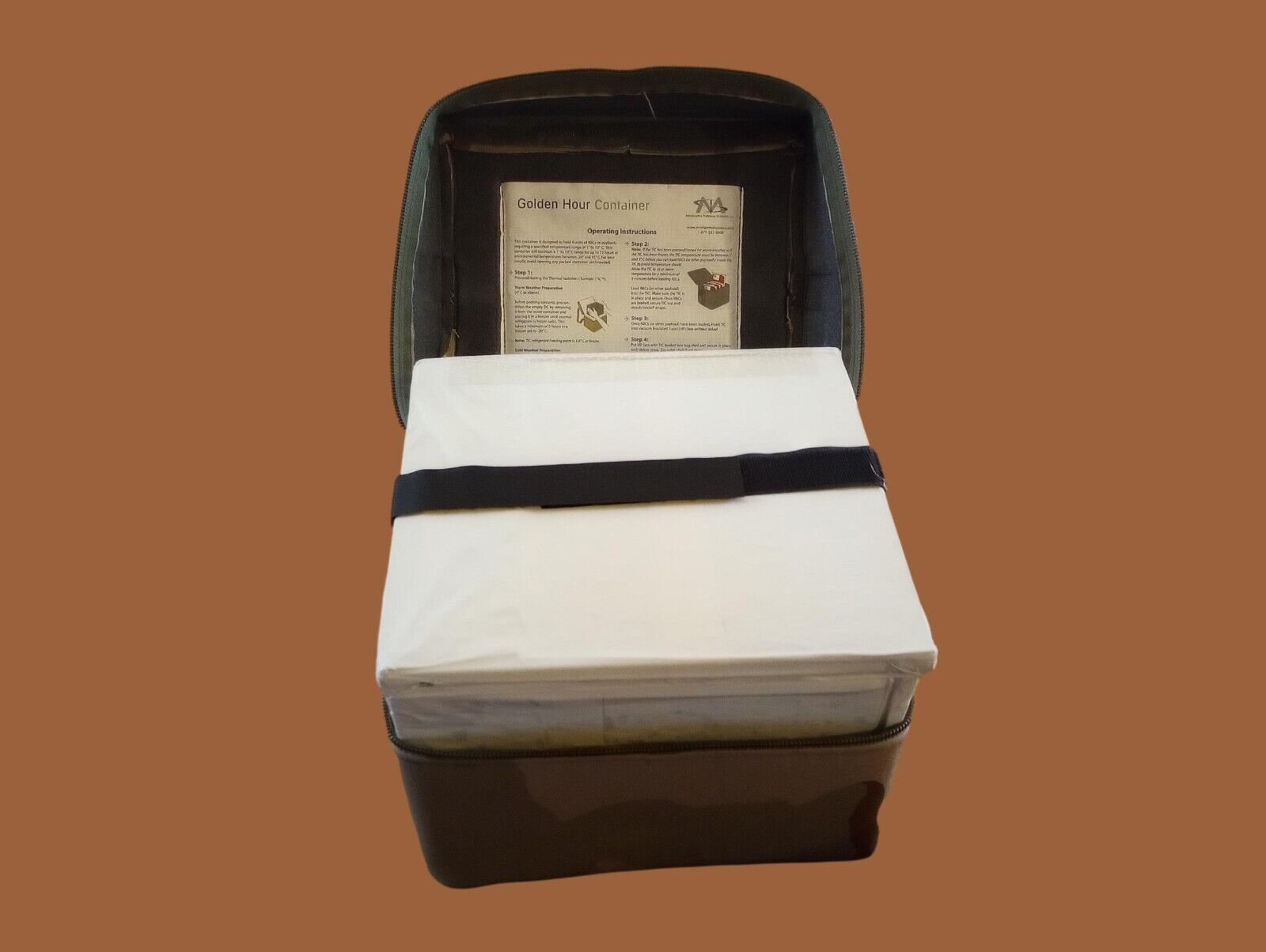 MILITARY GOLDEN HOUR BLOOD MEDICAL THERMAL TRANSPORT CONTAINER NEW IN ...