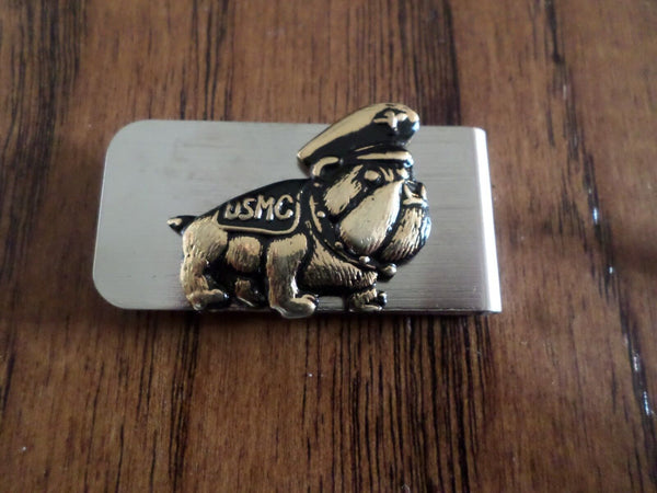 U.S MILITARY MARINE BULLDOG MONEY CLIP OFFICIAL LICENSED PRODUCT – Clay ...