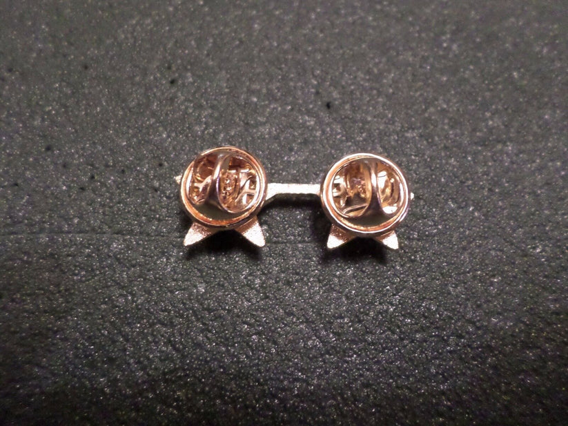 U.S MILITARY MAJOR GENERAL GOLD TWO STAR COLLAR INSIGNIA – Clay's Military